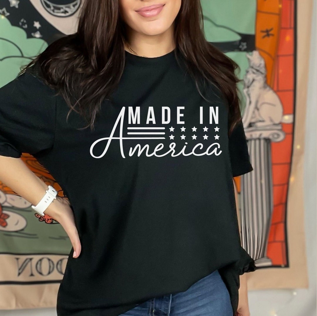 Made in America Shirt Independence Day T-shirt Cute 4th of July Tee ...