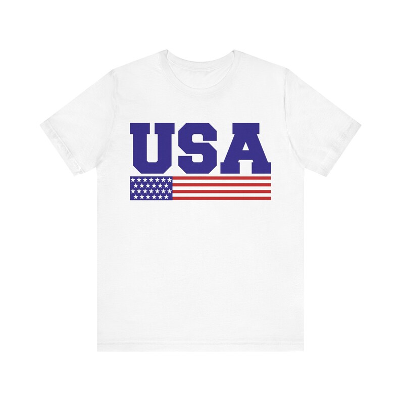 USA Logo Shirt, Team Usa Sports Competition T-shirt, Patriotic American ...