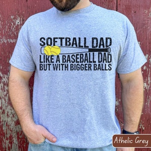 Softball Dad Fathers Day Gift Softball Cheer Dad Birthday Present for ...