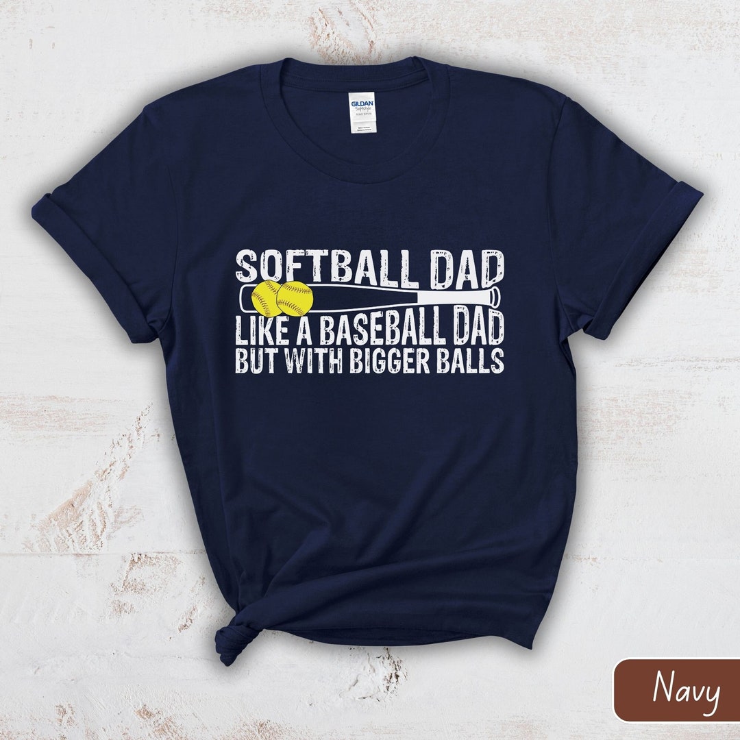 Softball Dad Fathers Day Gift Softball Cheer Dad Birthday Present for ...