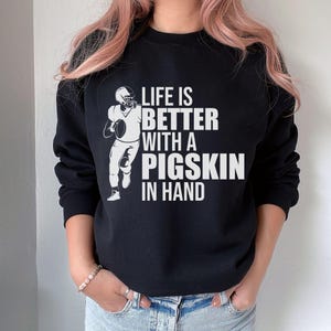 Football Season Sweatshirt Fun Game Day Outfit College Football ...