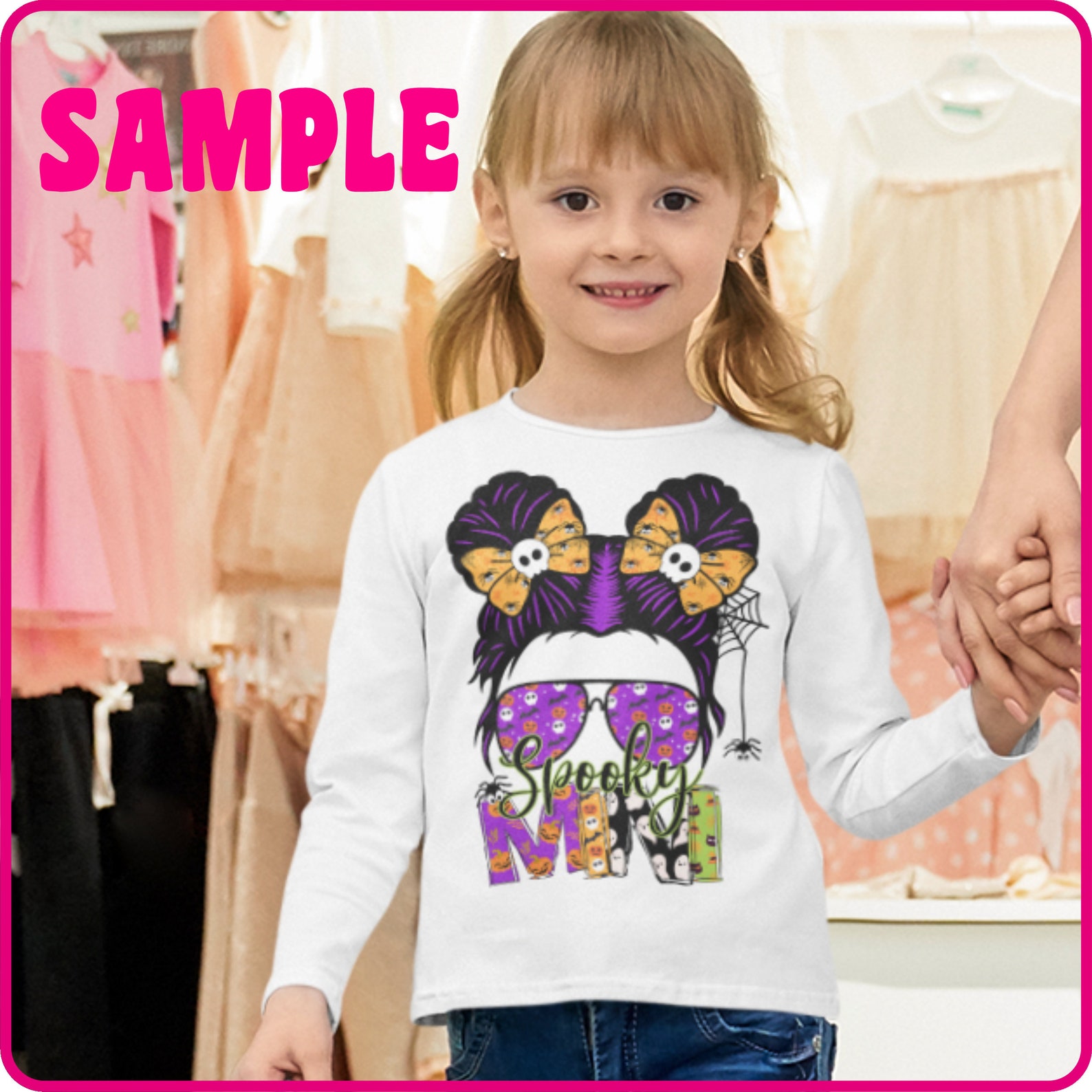 Spooky Mini PNG Halloween Mini Sublimation Design Download - Etsy