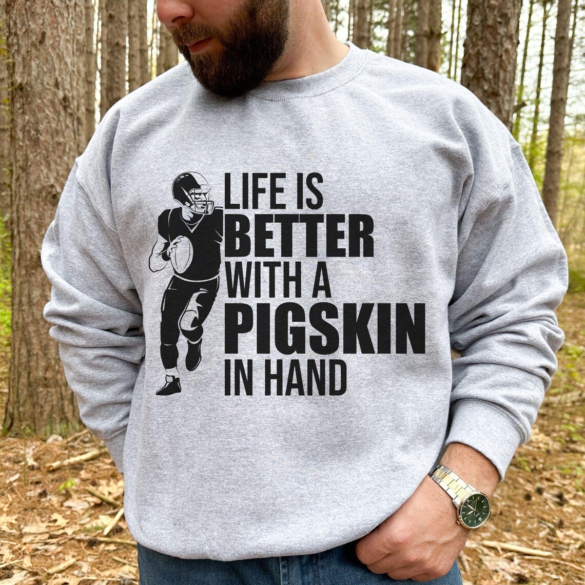 Football Season Sweatshirt Fun Game Day Outfit College Football ...