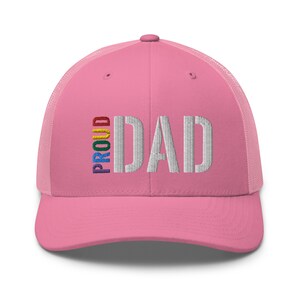 Proud Dad LGBTQ Trucker Cap Vintage Style Trucker Dad Hat Proud Month ...