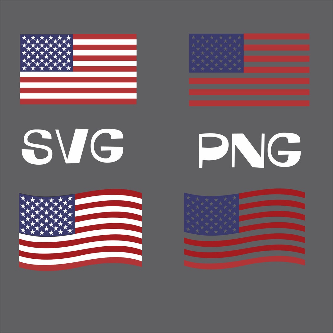 USA Flag Svg, Png | Independence Flag Png Svg | USA Digital File - Etsy