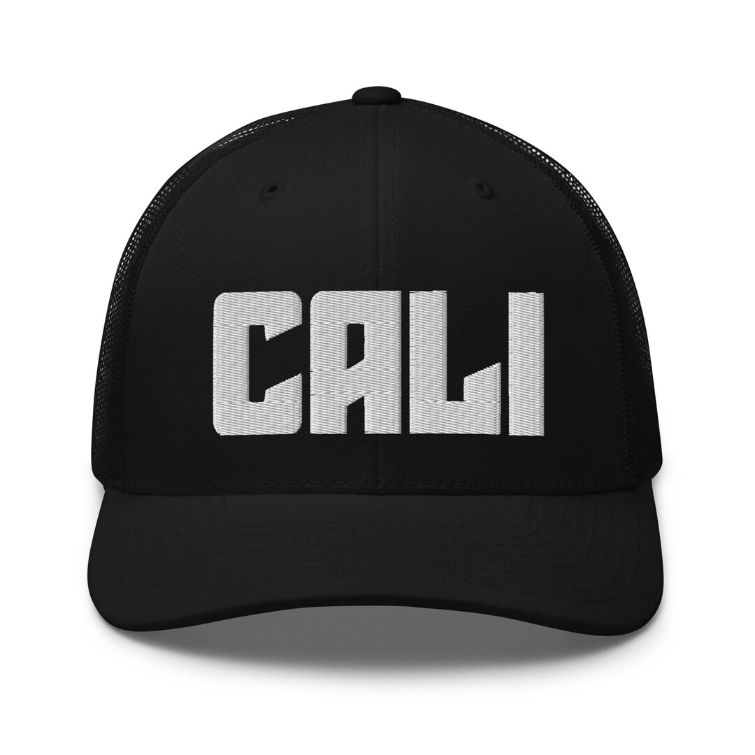 Cali Trucker Cap California Cap Embroidered Trucker Cap Trucker Mesh ...