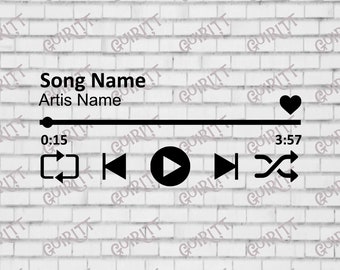 Spotify Buttons Svg - Etsy New Zealand