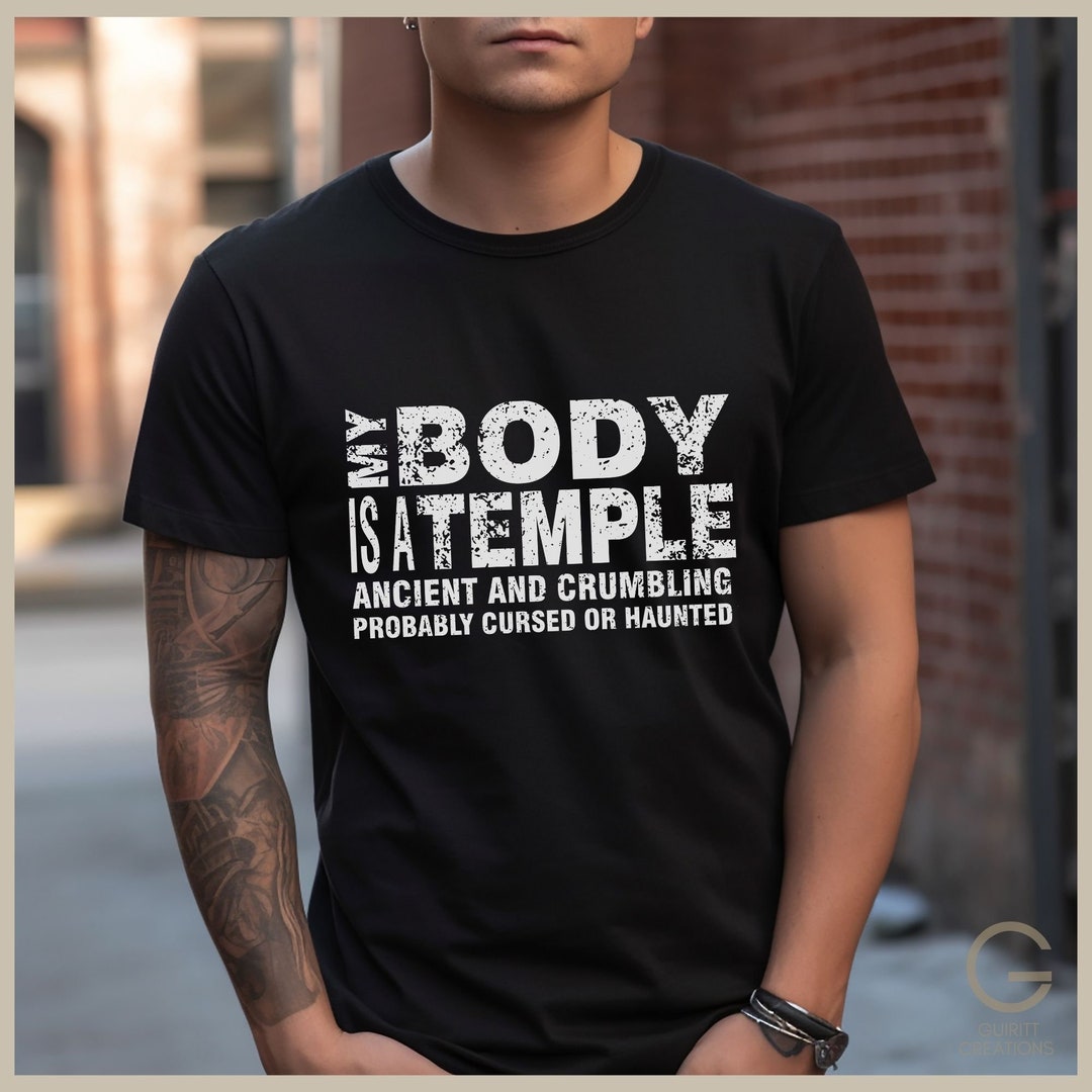 My Body is a Temple Ancient and Crumbling Funny Unisex - Etsy