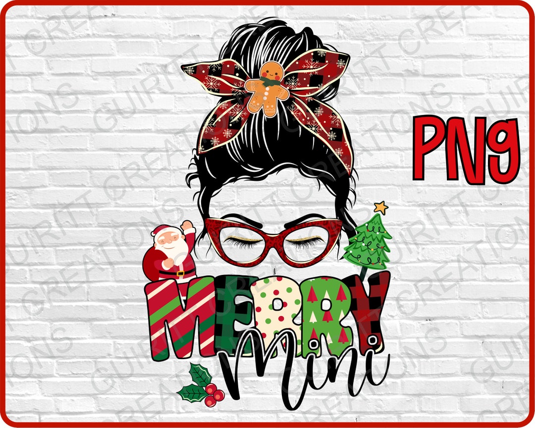 Merry Mini PNG | Merry Christmas Mini Png | Christmas Png | Christmas ...