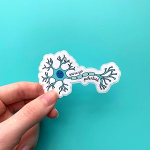 Neuroscience Sticker Pack | Psychology | Waterproof Water Resistant ...