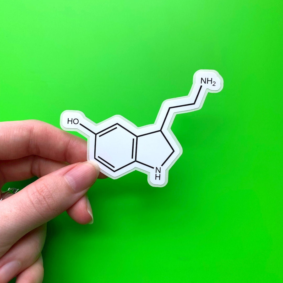 Neurotransmitter Sticker Pack Psychology Waterproof Decal Gaba ...