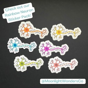 Structural Neurons Sticker Pack | Psychology | Waterproof Decal ...
