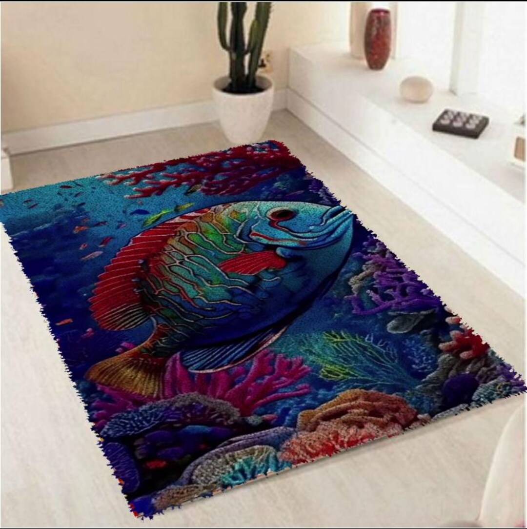 Tropical Fish Lock Hook Home DIY Carpet Festival Gift - Etsy