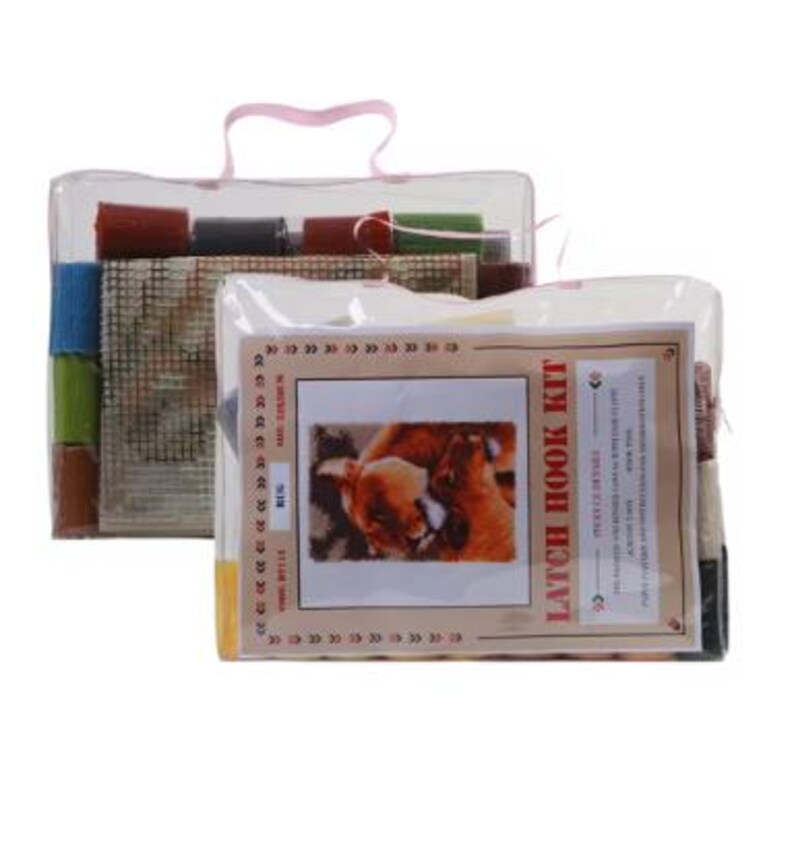 Mermaid Lock Hook Rug Kits DIY Arts Cushion Crocheting Floor Mat Crafts ...