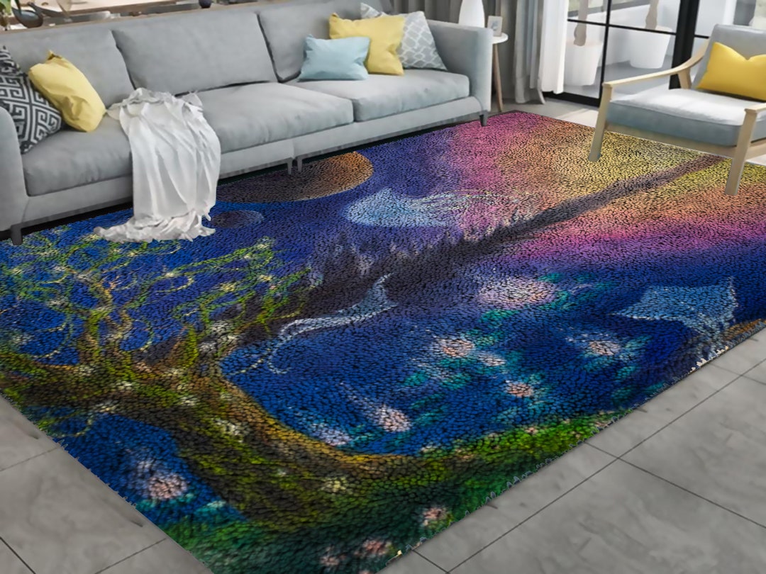 Landscape Latch Hook Rug Kits - Etsy