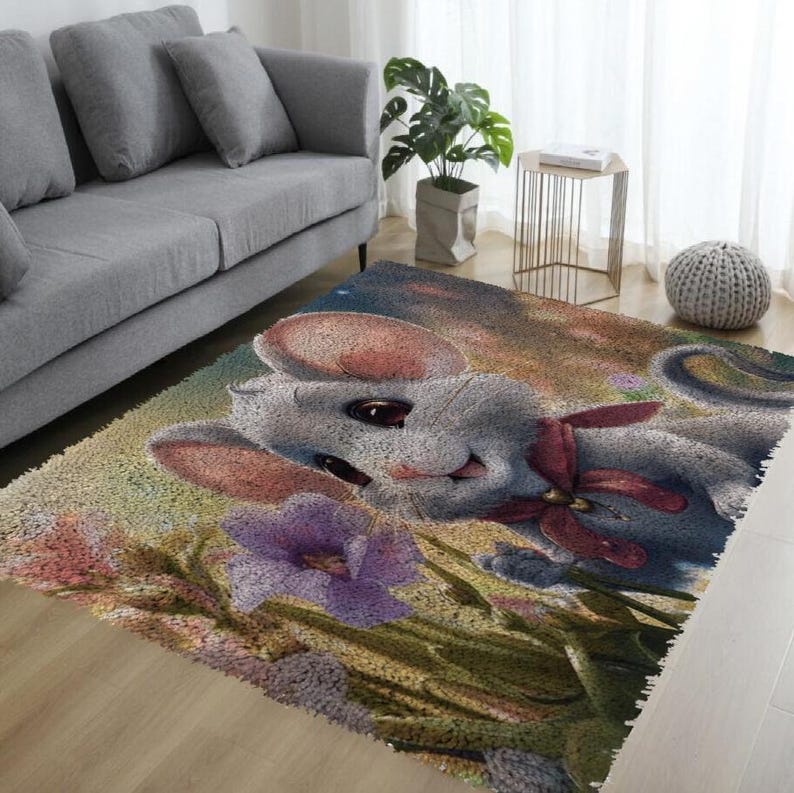 Animal Lock Hook Cartoon Mouse Carpet Custom Tapestry - Etsy Australia