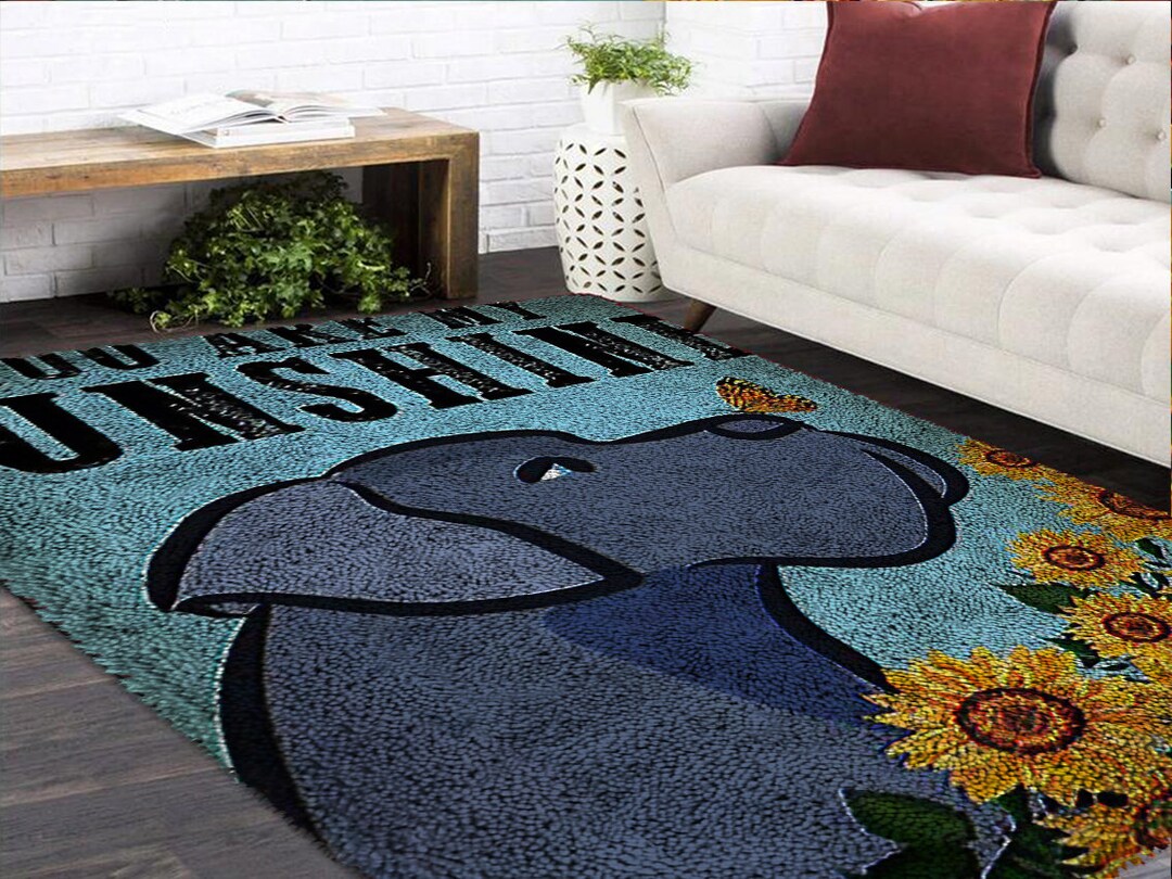 Latch Hook Hippo Kits DIY Carpet Rug Chunky Yarn Arts Cushion ...