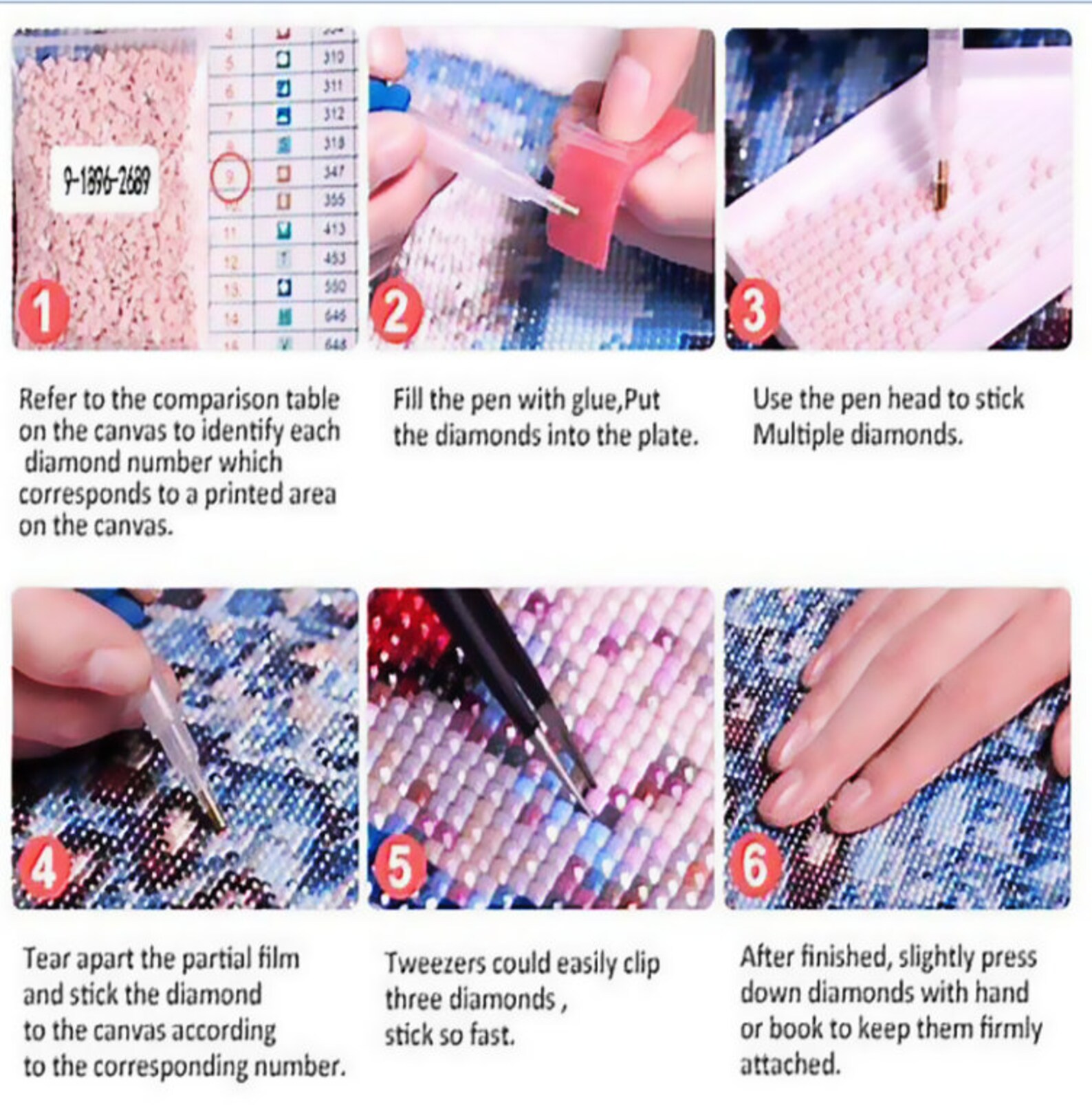 Cartoon Girl Diamond Painting Home Decoration Crystal Diamond Sticker ...