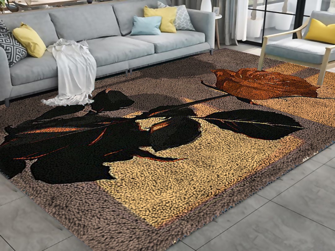 Kits Latch Hook Rug Kits Carpet Embroidery Latch Hook Rug Needlework ...