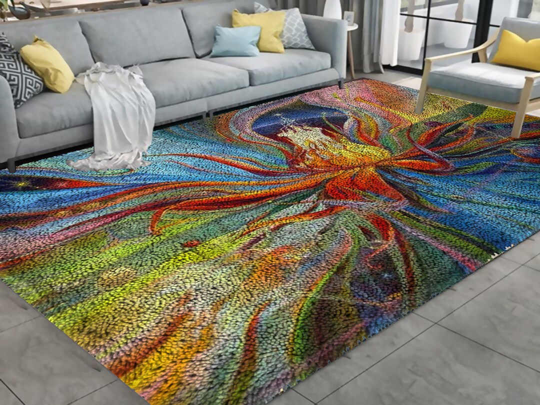 Colorful Patterns Latch Hook Rug Kits Needlework Package Latch Hook Kit ...