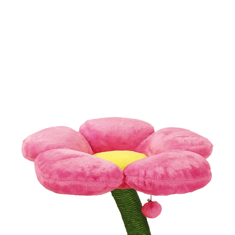 EDEN SO Wood Floral Cat Tree Tower, Wooden Cat Tower, Modern Cat ...