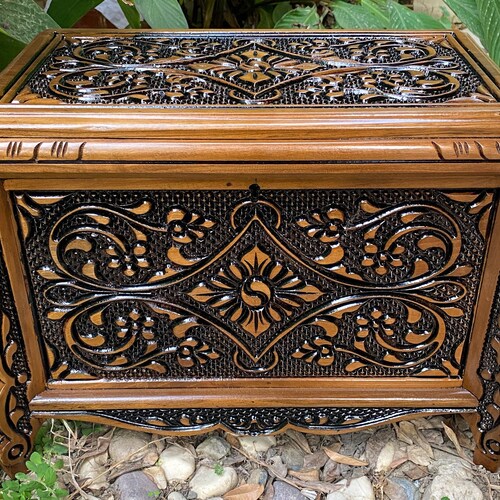 Personalized Large Wood Box Locking Carved Box With Key - Etsy Personalized Large Wood Box Locking Carved Box With Key - Etsy