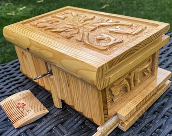 Personalized Large Secret Lock Jewelry Box With Key Vintage | Etsy