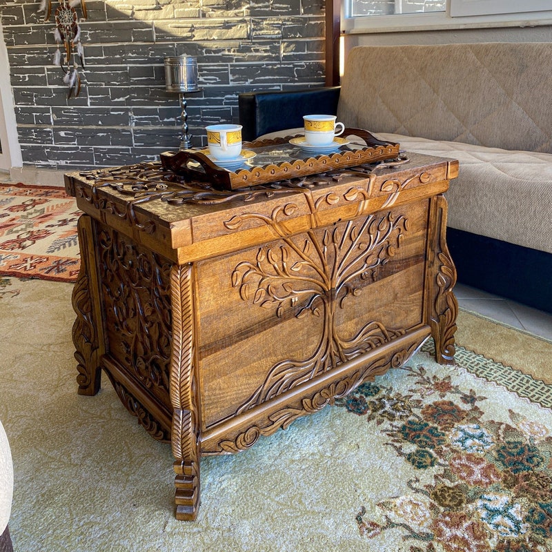 Reclaimed Wood Chest - Etsy