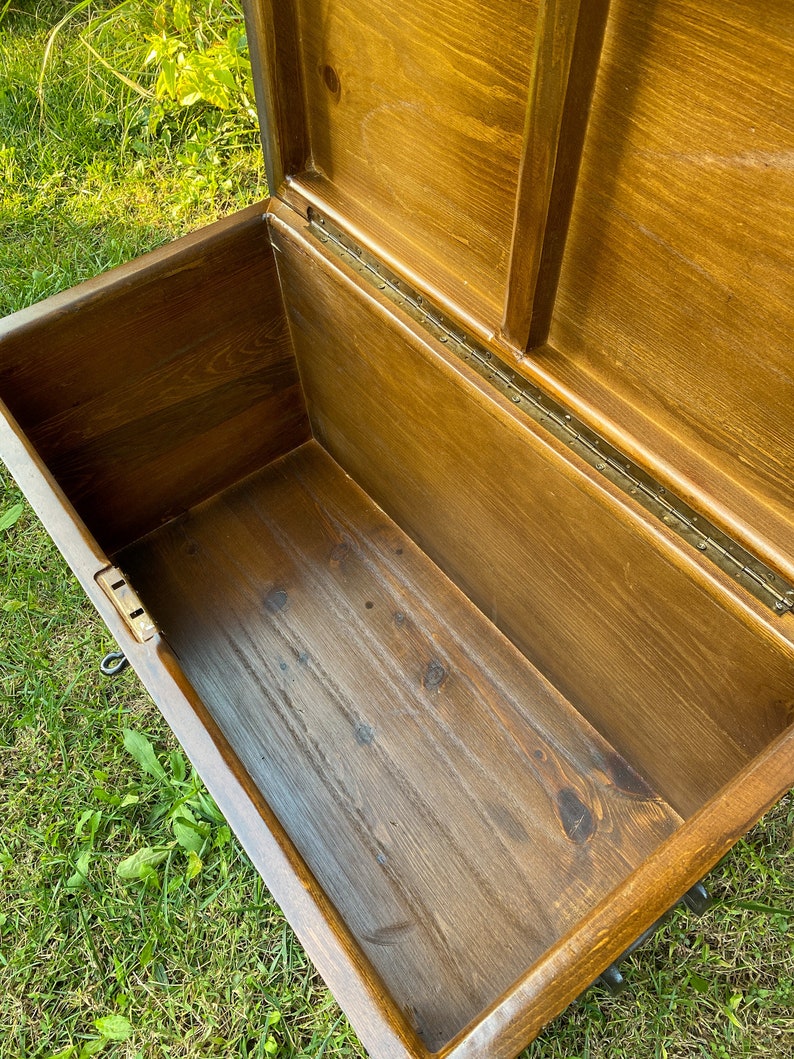 Large Treasure Chest Trunk Coffee Table Blanket Trunk - Etsy
