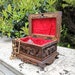 Personalized Wooden Lock Box With Key Vintage Jewlery Box - Etsy