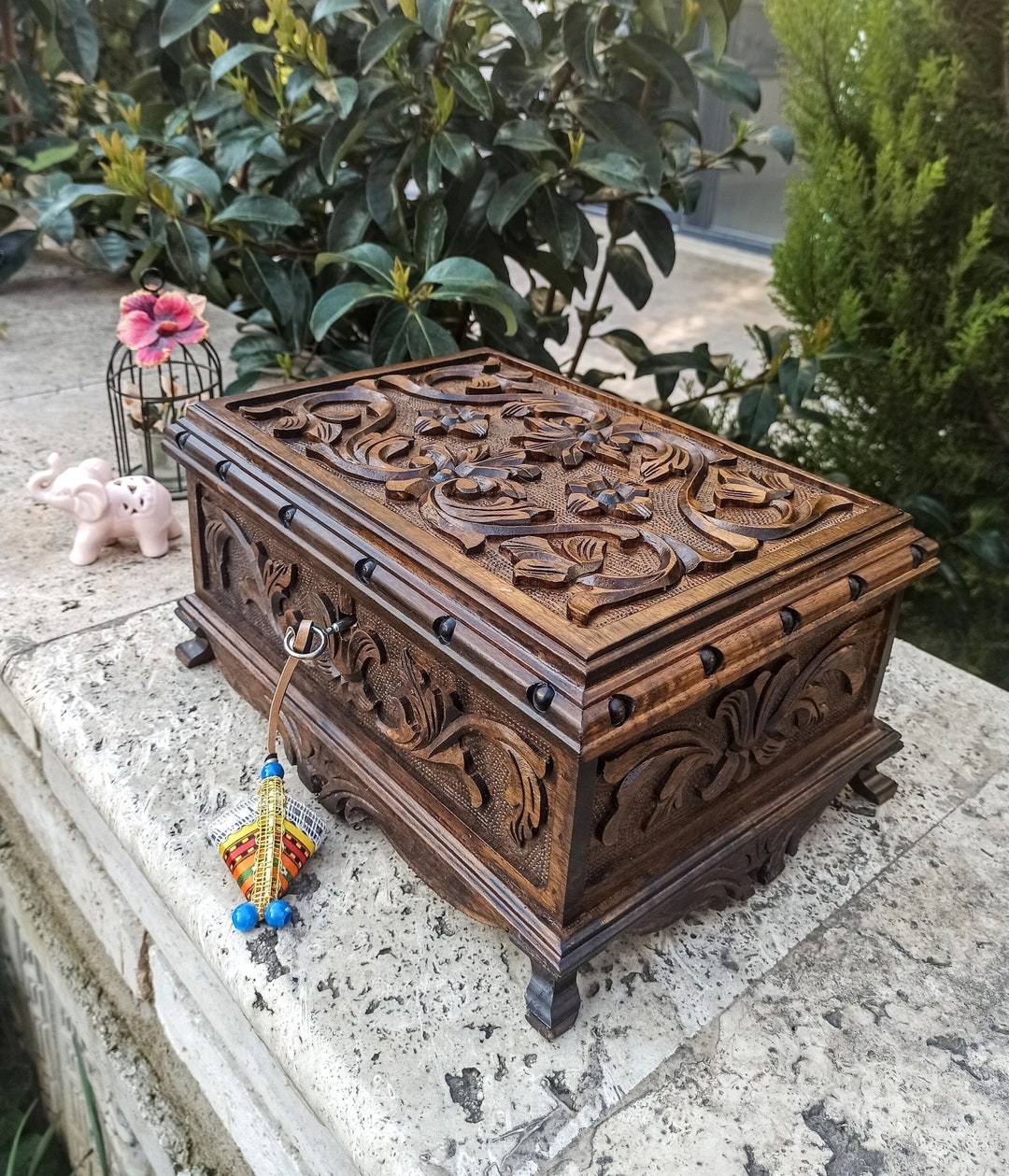 Personalized Wooden Chest, Large Wood Box, Large Treasure Chest ...
