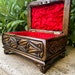Large Wooden Jewelry Box With Key Treasure Chest With Lock - Etsy