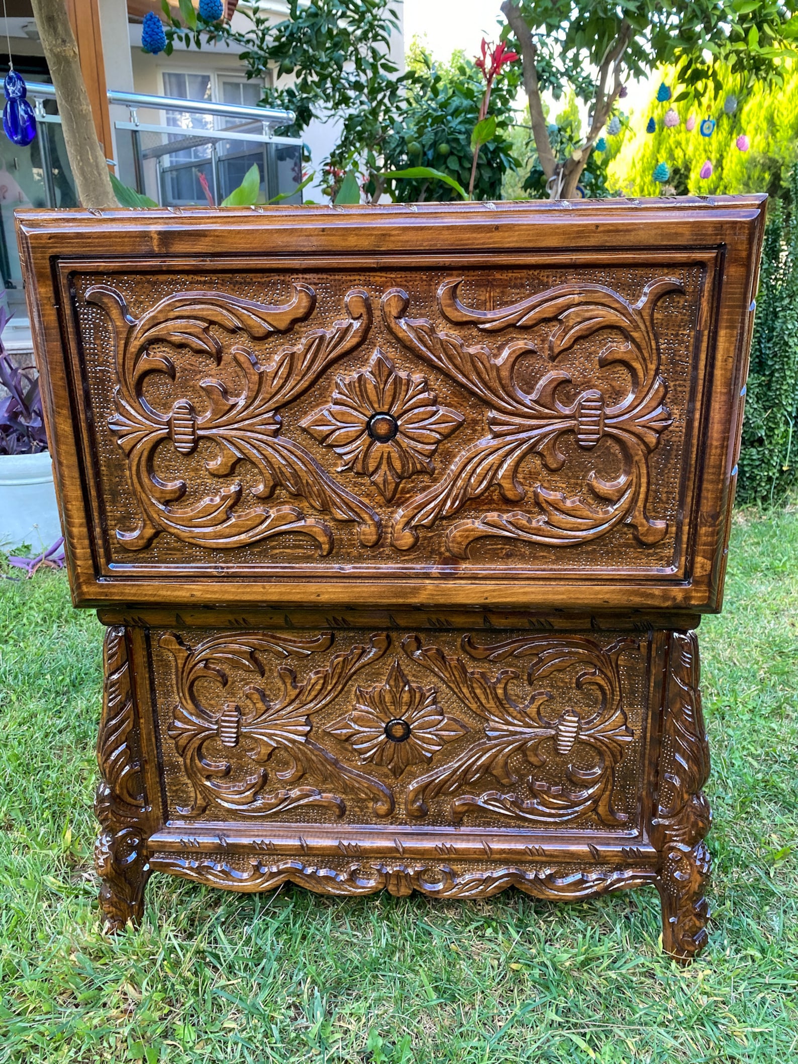 Ottoman Hope Chest Trunk Coffee Table Blanket Chest - Etsy