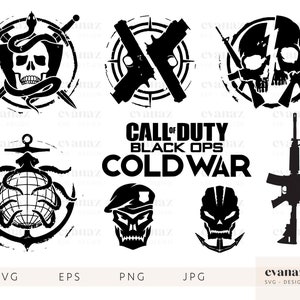 Call of Duty SVG Call of Duty Black ops Cold War Game Logo | Etsy