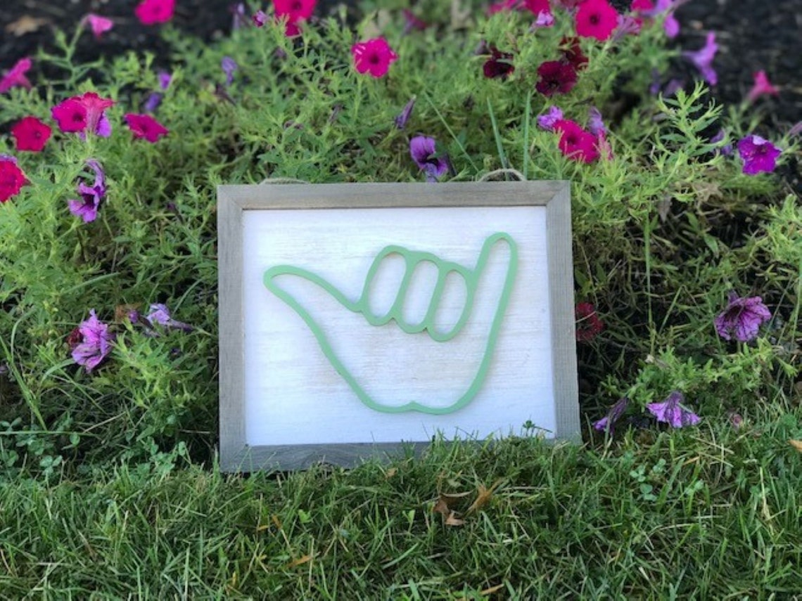 Mini Hang Loose Sign - Etsy