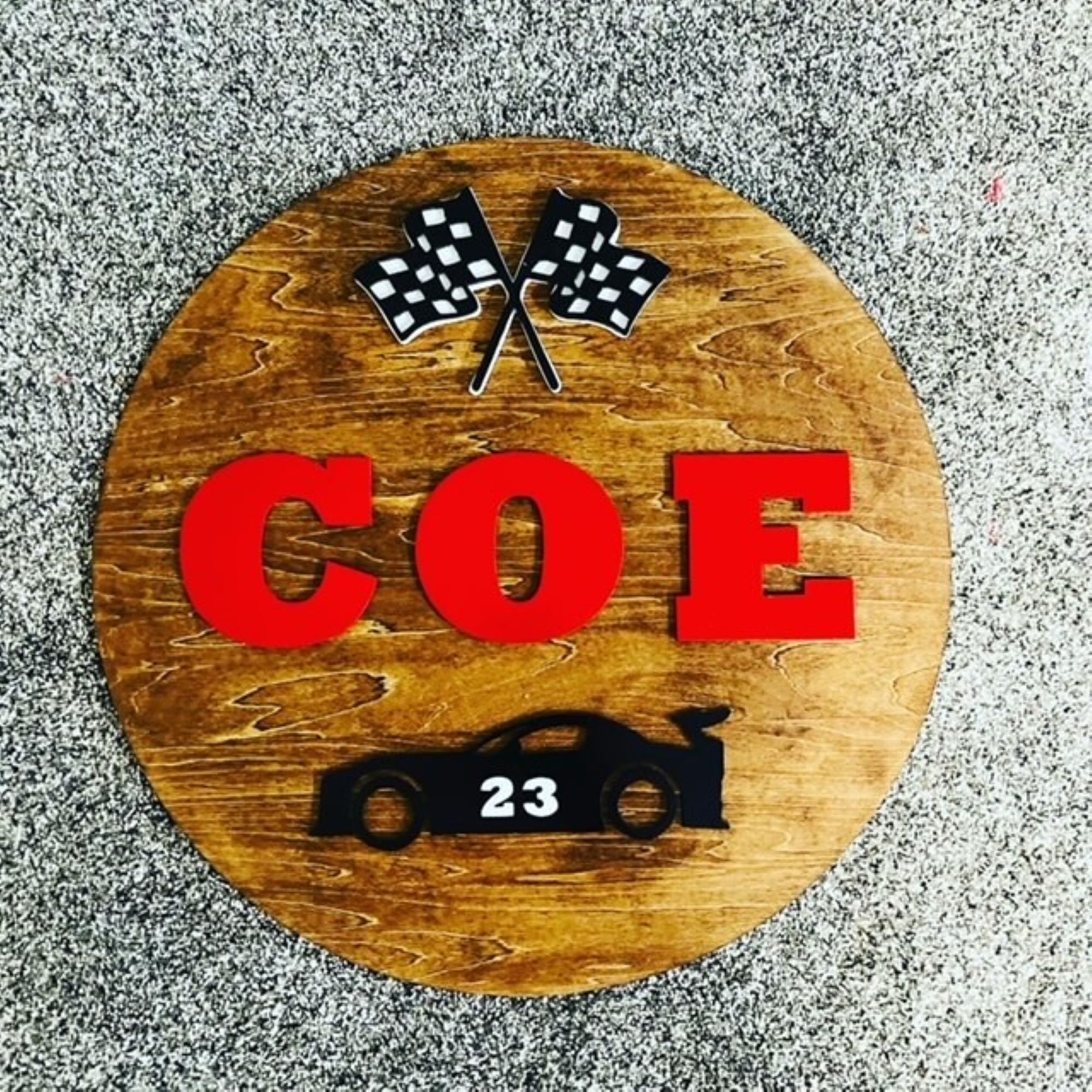 Kid's Race Car Name Sign - Etsy