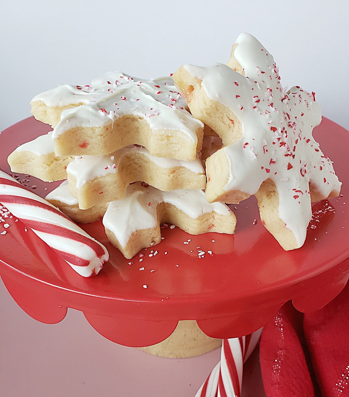 Candy Cane Sugar Cookie Recipe - Etsy