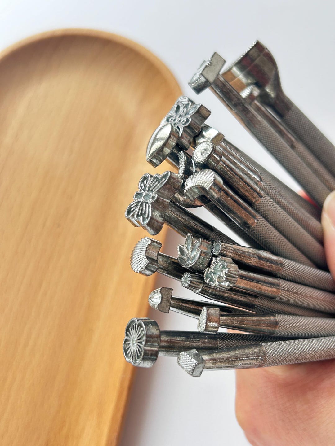 20-piece Leather Stamp Tool Set: Embossing & Carving Toolkit - Etsy