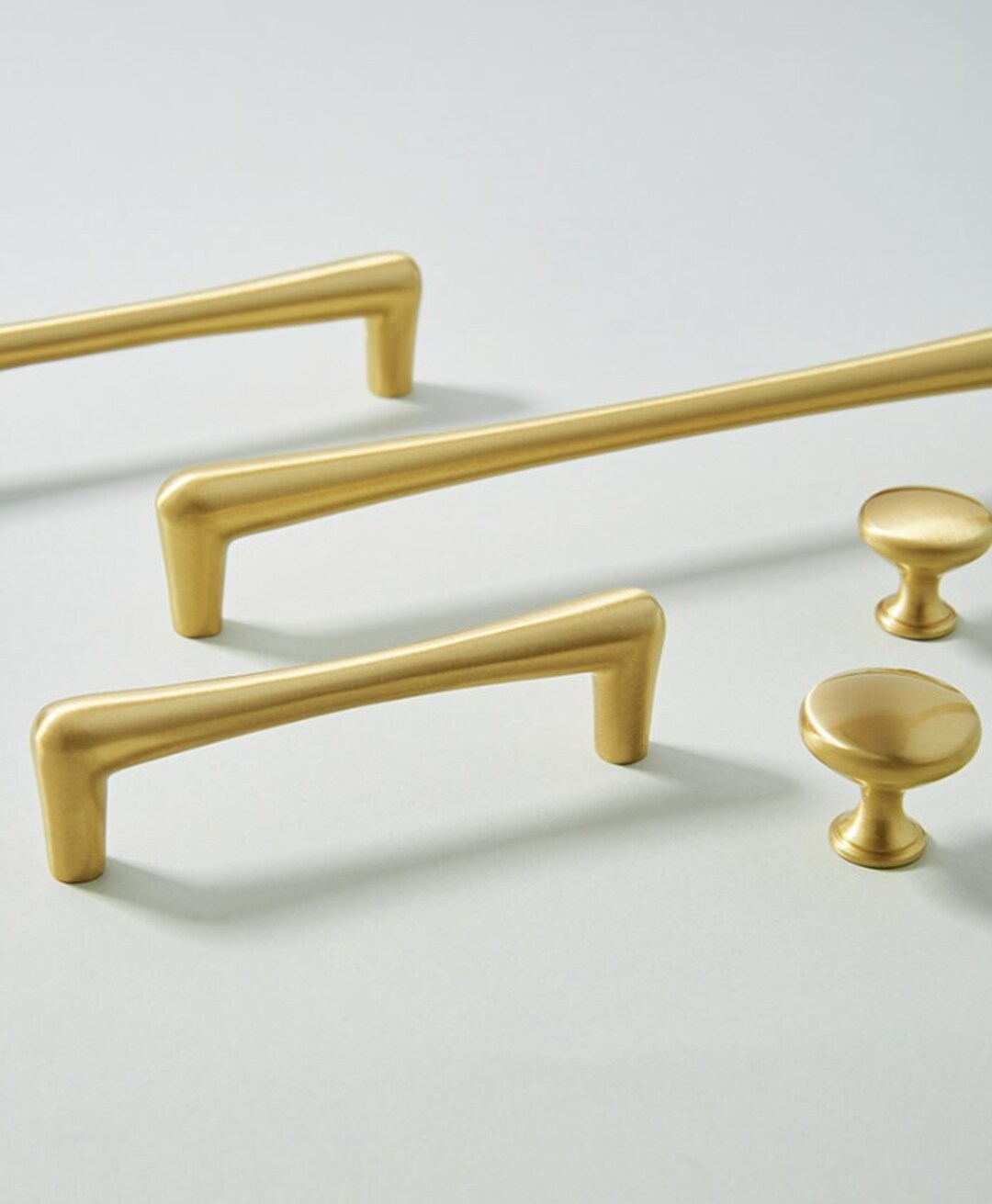 Minimalist Brass Pulls,solid Gold Handles Pulls,wardrobe Handle Pull ...