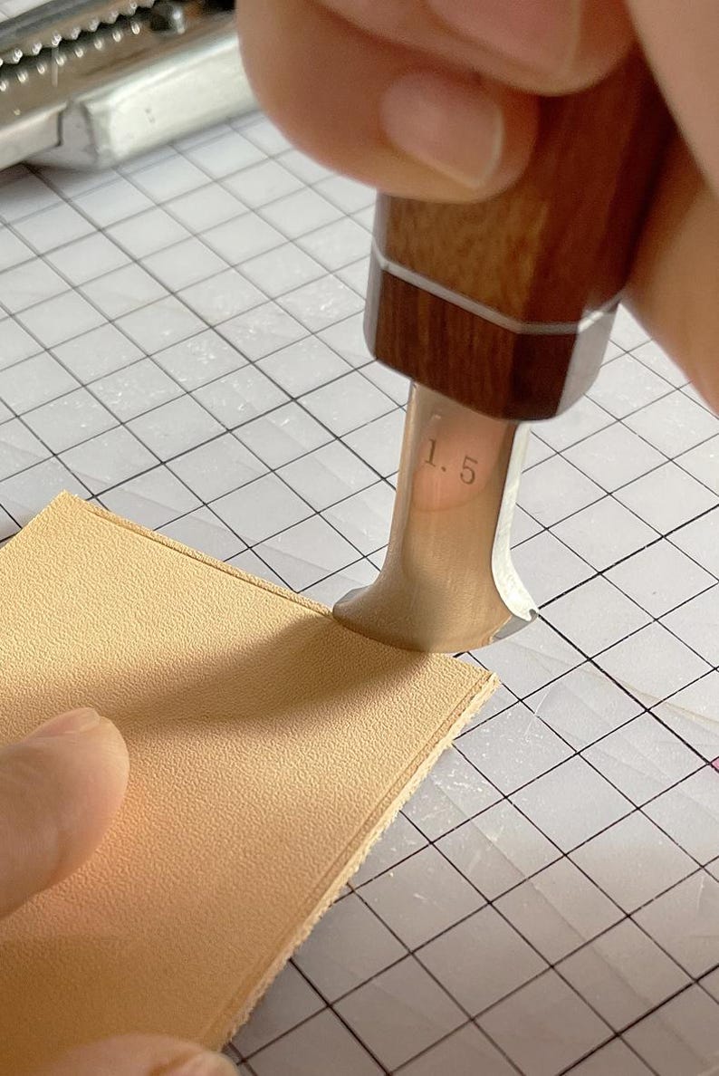 Leather Edge Creaser: Stainless Steel Thread Press Tool - Etsy Canada