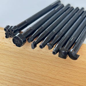 20pcs Leather Stamp Tools,leathercraft Embossing Pattern, Design ...