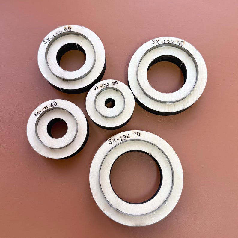 Wooden Circle Leather Cutting Die: Steel Rule Metal Mold (30-120mm) - Etsy