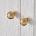 Gold Ball Knobs,round Brass Knobs,cabinet Knobs Pulls,round Knobs, Drawer Knob,dresser Knobs ...