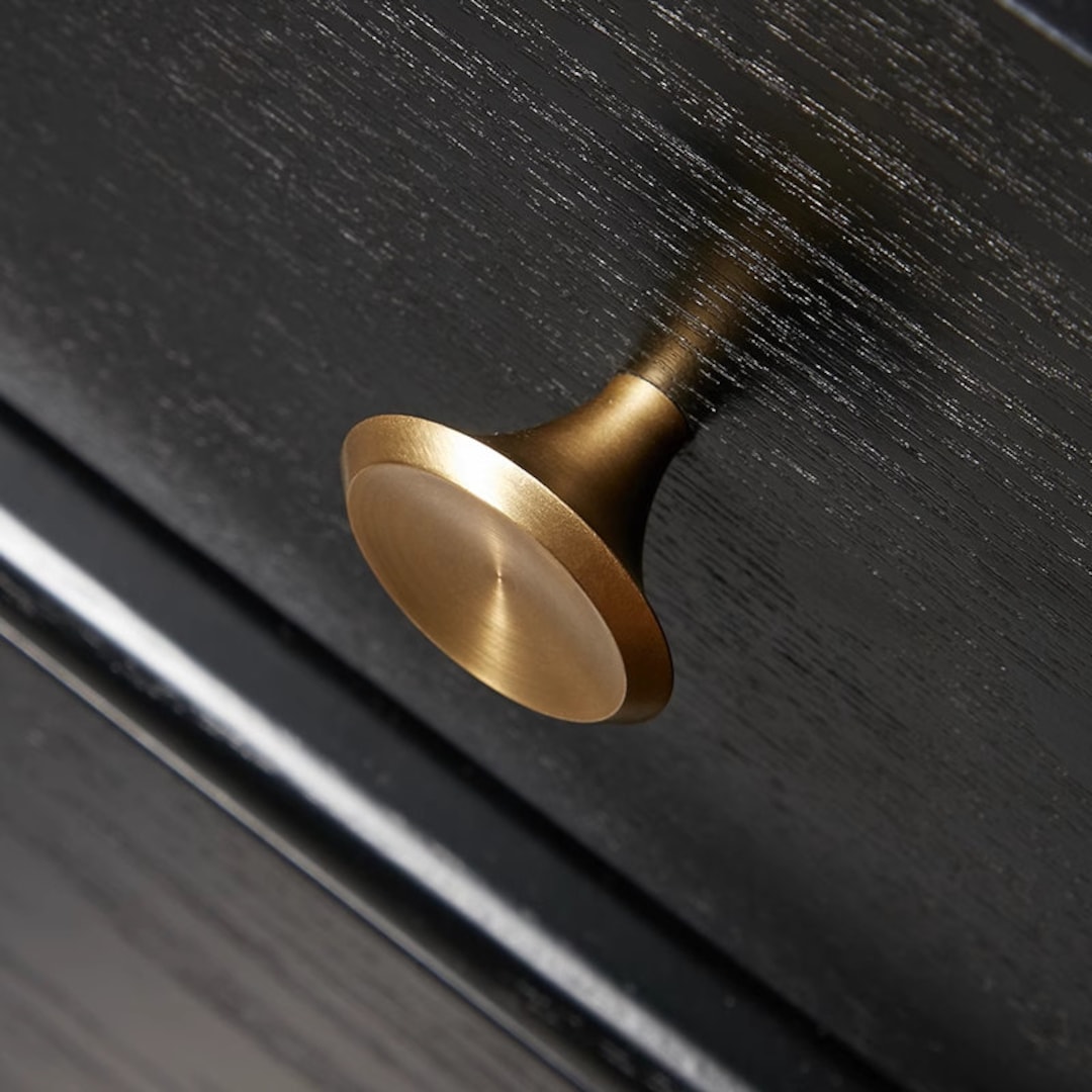 Gold Simple Knobs|gold Button Knob|solid Geometric Round Knobs|small ...
