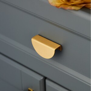 Semi Circle Brass Knob,half Round Handles,half Moon Handle,half Circle ...