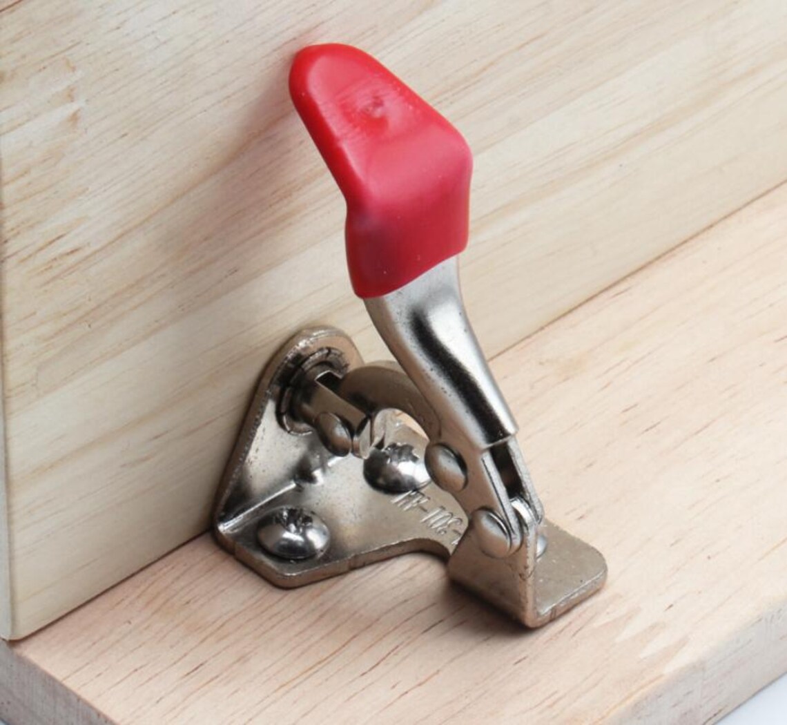 Adjustable Oak Wood Sewing Clamp: Leather Hand Stitching Tool Fixed ...