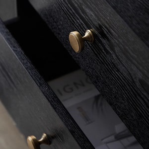 Bronze Knobs,antique Knobs Pulls,aged Bronze Handle,retro Cabinet Pulls,round Knobs,drawer Pull ...