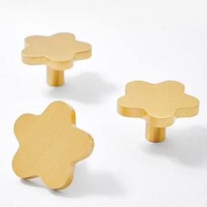 Brass Star Knobs,star Kitchen Cabinet Pulls,star Shaped Knob,little Star Knobs,nursery Room ...