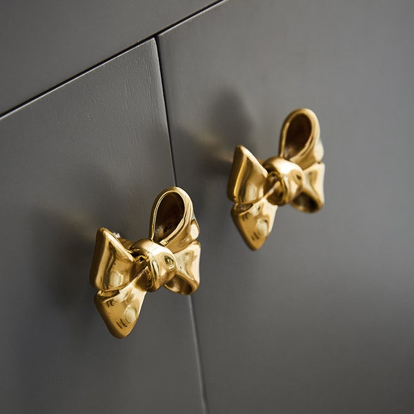 Ribbon Drawer Pulls - Etsy