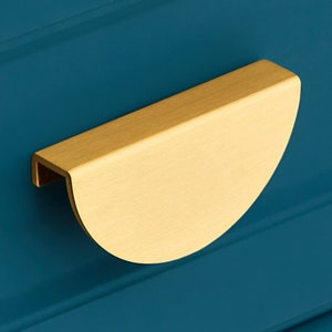 Semi Circle Brass Knob,half Round Handles,half Moon Handle,half Circle ...